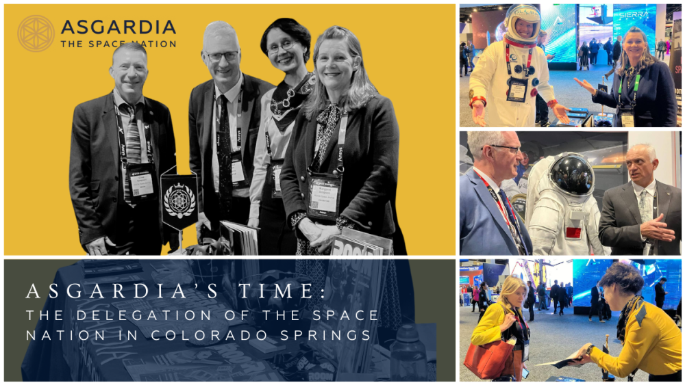 La delegación de la Nación Espacial Asgardia en Colorado Springs ...